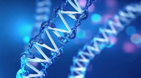 의학의 중요한 역할 강조 파란색 배경에 Dna 구조가 있는 3d 렌더링 생화학 개념 분자 배경 클론 배경 생명 과학 배경