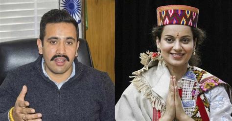 Congress Leader Vikramaditya Singh Challenges Bjps Kangana Ranaut For An Open Debate