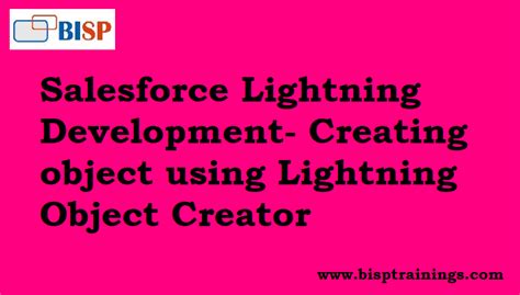 salesforce lightning development creating object using lightning