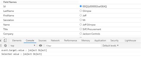 lightning web components event target value returning [object object