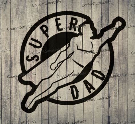 Super Dad Stencil Reusable Durable Washable Craft Stencil Use For