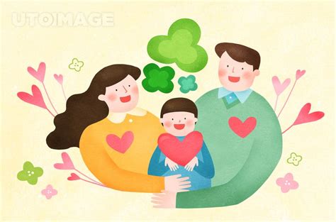 가정의달 013 Pai125 프리진 일러스트 가정의달 에프지아이 사람 캐릭터 가정 가족 패밀리 행복 사랑 생활 라이프 5월 남자 여자 봄 꽃