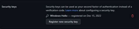 【github】二段階認証をwindows Helloにする方法 お茶の葉