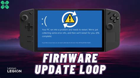 Lenovo Legion Go Not Updating Firmware Update Loop Fixed