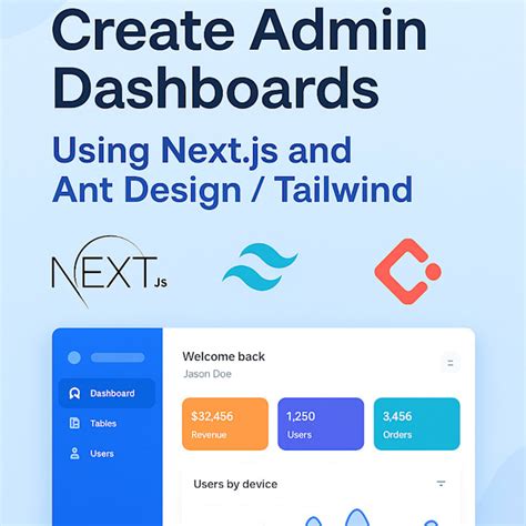 Create admin dashboards using nextjs and ant design or tailwind by ...