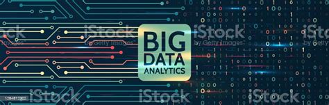 이진 코드가 있는 추상 데이터 배경입니다 정보의 회로 기판 Cpu 분석 기계 학습 알고리즘 시각화 미니멀 한 인포그래픽 디자인 벡터에 대한 스톡 벡터 아트 및 기타 이미지