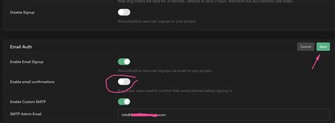 Unable To Turn Off Enable Email Confirmations When Enable Custom Smtp