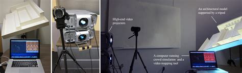 Projection Mapping Setup With Two High End Video Projectors And An