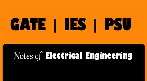 Made Easy Class Notes Ee Electrical Engg For Gate Ese Psu