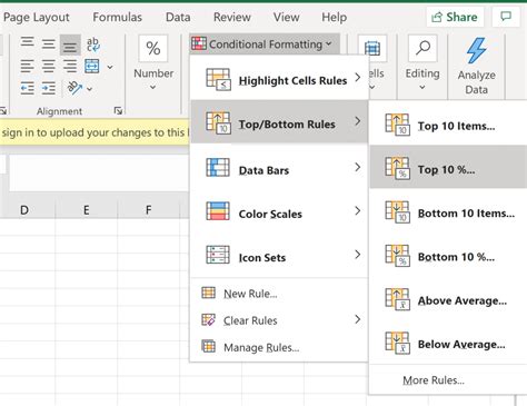How To Find The Top 10 Of Values In An Excel Column
