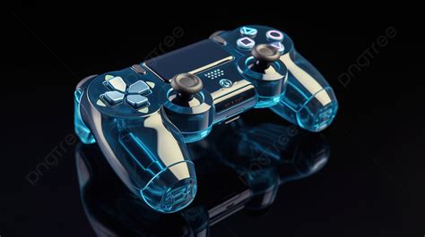 검정색 표면의 파란색 게임 컨트롤러 3d 그림 블루 Backgrou에 차세대 게임 컨트롤러 고화질 사진 사진 배경 일러스트 및 사진 무료 다운로드 Pngtree