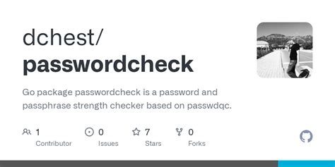 GitHub Dchest Passwordcheck Go Package Passwordcheck Is A Password And Passphrase Strength