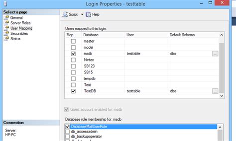 How To Give Access To Sql Server Database Mail Procedures For A Login