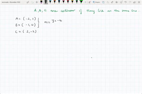 SOLVED Determine If Points A B And C Are Collinear Three Points Are