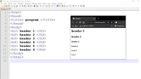 How To Use Html Heading Tags How To Use H1h2h3 Types In Html Youtube