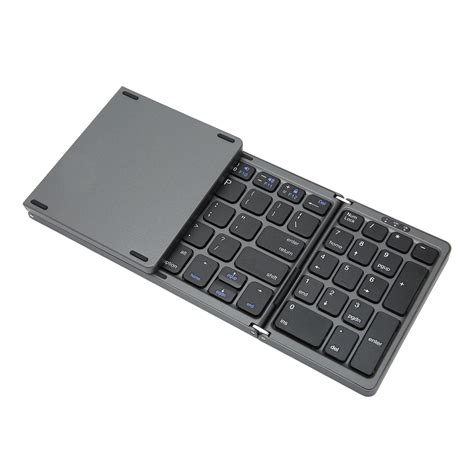 2024 Foldable Bluetooth Keyboard With Numeric Key 81 Keys Battery