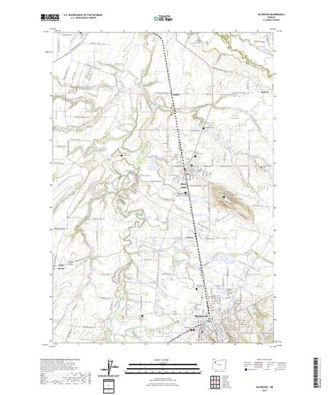 Us Topo 7 5 Minute Map For Silverton Or American Map Store