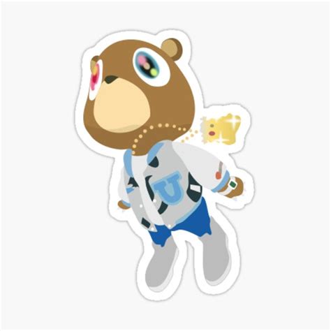 Kanye Bear Stickers Redbubble