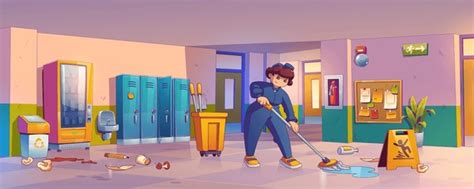 Dibujos De Limpieza En La Escuela