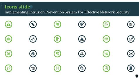 Icons Slide Implementing Intrusion Prevention System For Effective Network Security Cybersecurity Ss