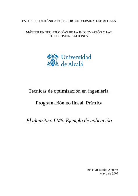 pdf ejemplo lms matlab dokumen tips