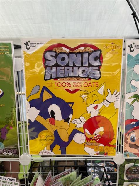 Sonic Cereal Box Parody Art By Dth1971 On Deviantart