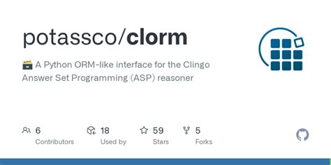 Torsten Schaub On Linkedin Github Potasscoclorm 🗃️ A Python Orm