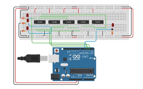 Circuit Design Combinational Logic Circuit Tinkercad