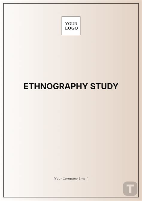 Free Ethnography Study Template To Edit Online