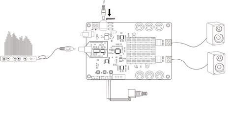 X W SPDIF Coaxial And DSP Audio Amplifier Board TSA C Oz Robotics