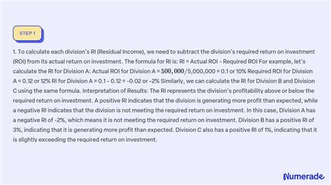 solved refer to the data in e24 17 1 calculate each division s ri