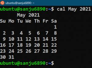 How To Use The Cal Command In Linux LinuxForDevices