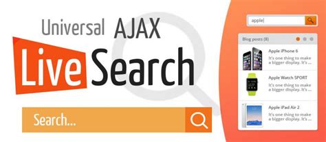 Universal AJAX Live Search 5 4 7