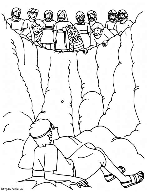 Desenho De Jose E Seus Irmaos Para Colorir Colorear Historia Salvacion