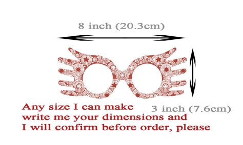 Luna Lovegood Glasses Luna Lovegood Spectrespecs Luna Etsy