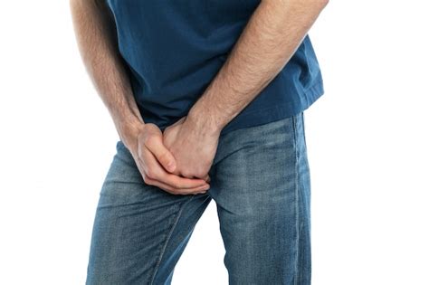 Premium Photo Man Holding His Groin Isolated On White Mens Health