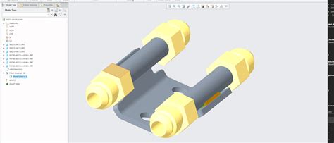Solved Meshing A Weld That Connects A Tube To A Flat Surf Ptc