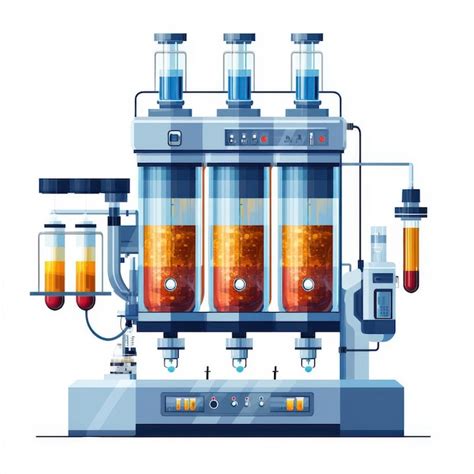 Premium Photo Bioreactor Advanced Cell Culture System Vector Design