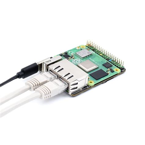 Waveshare Mini Dual Gigabit Ethernet Base Board Designed For Raspberry Pi Compute Module Robozar
