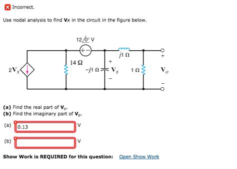 Solved Use Nodal Analysis To Find Vx In The Circuit In The Chegg