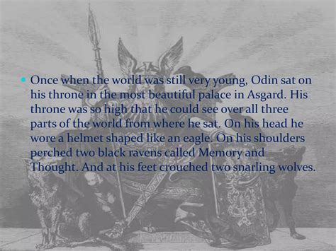 How Odin Lost His Eye For English 10 Pptx