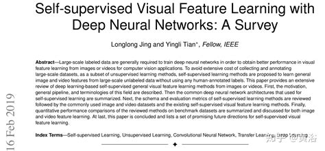 自监督学习、三大领域应用现状深度及两篇综述文章 知乎