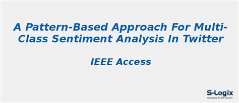 Pattern Based Sentiment Analysis Twitter Python Projects S Logix