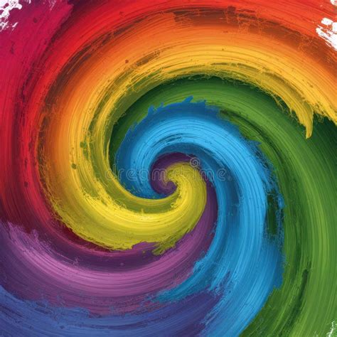 A Vibrant Swirl Of Colors Creating A Dynamic And Energetic Visual Flow Stock Illustration