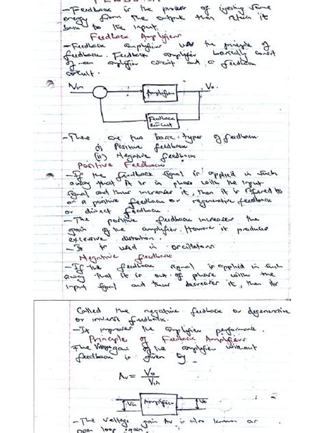 Feedback Amplifiers Pdf