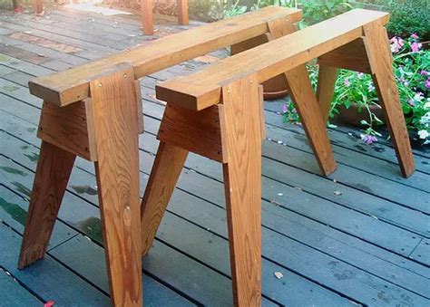 40 Sawhorse Diy Plans Cut The Wood