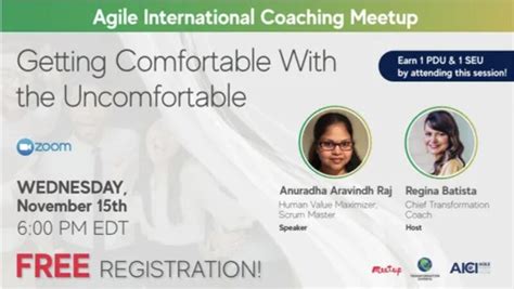 Anuradha Aravindh Raj On Linkedin Meetup Comfort Uncomfortable