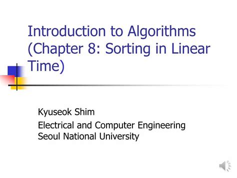 pdf introduction to algorithms chapter 8 sorting in linear time
