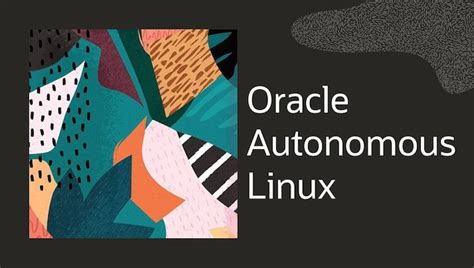 Oracle Autonomous Linux Worlds First Autonomous Operating System