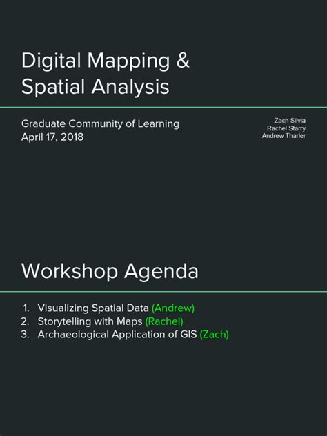 digital mapping spatial analysis pdf topography geographic